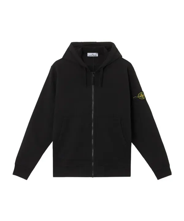 Stone Island Zip-up Drawstring Hoodie