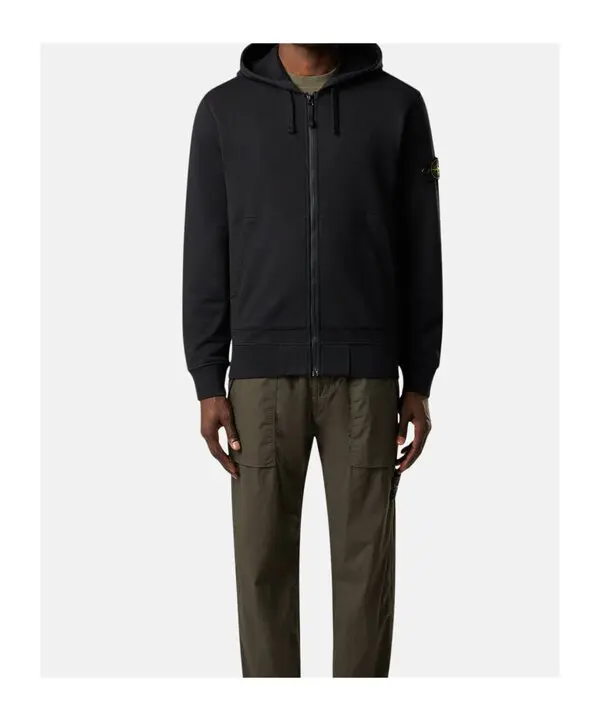 Stone Island Zip-up Drawstring Hoodie