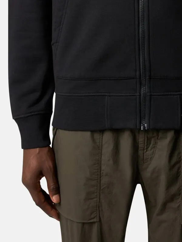 Stone Island Zip-up Drawstring Hoodie