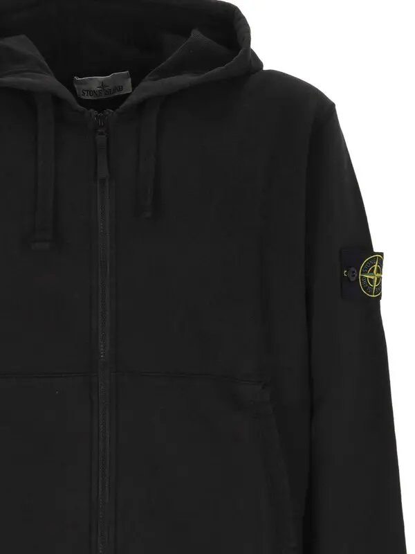 Stone Island Zip-up Drawstring Hoodie