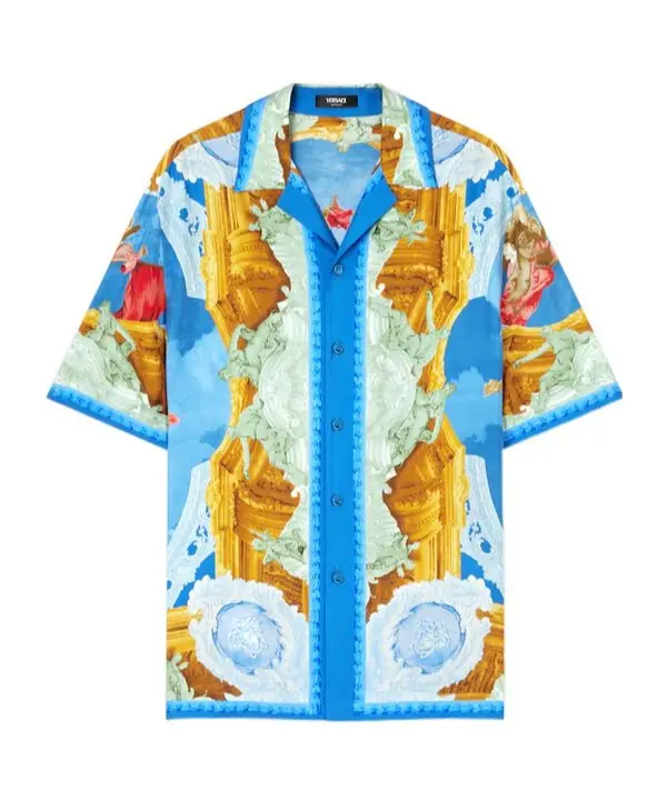 Versace Pattern-printed Short-sleeved Shirt