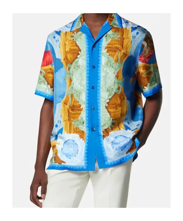Versace Pattern-printed Short-sleeved Shirt