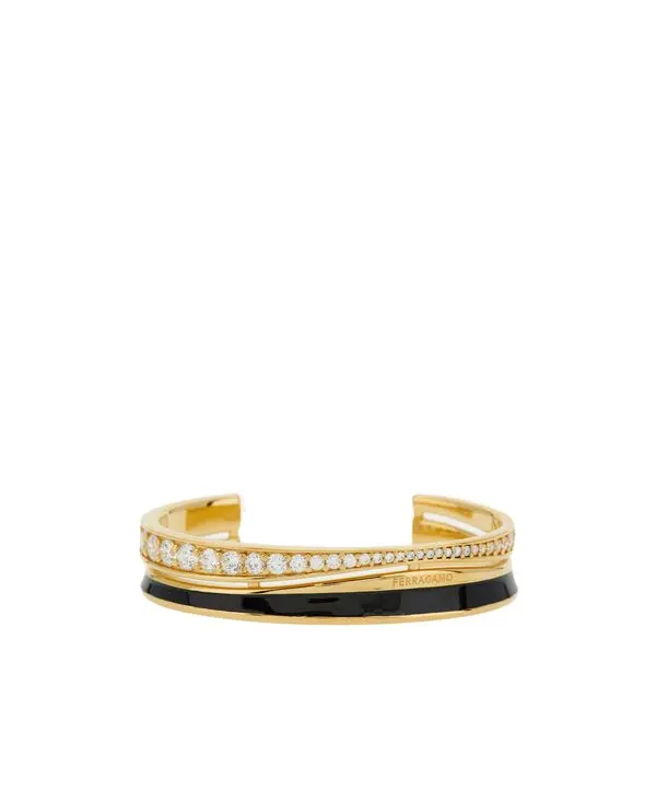 FERRAGAMO Bangle - Gold/black