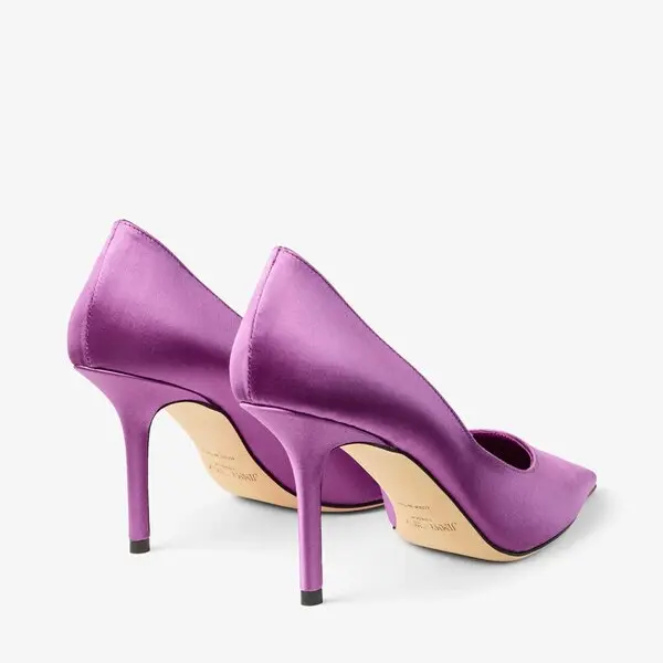 JIMMY CHOO Love Satin Stiletto Pumps
