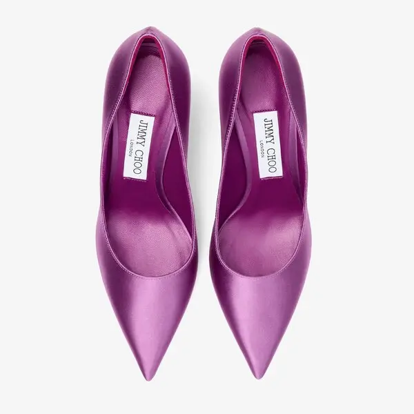 JIMMY CHOO Love Satin Stiletto Pumps