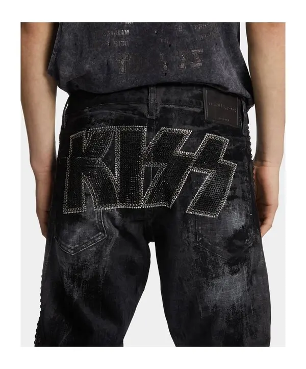 Dsquared2 Embellished Kiss Jeans