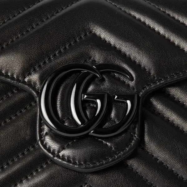 Gucci Chain Linked Gg Marmont Wallet