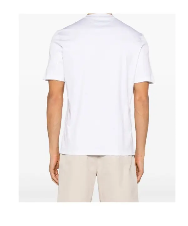 Brunello Cucinelli Logo Printed Crewneck T-shirt