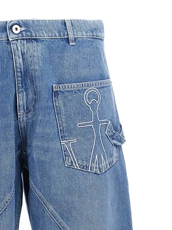 J.W.ANDERSON Logo Patch Twisted Jeans
