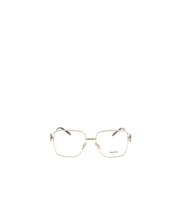 Miu Miu Square Frame Eyeglasses - White