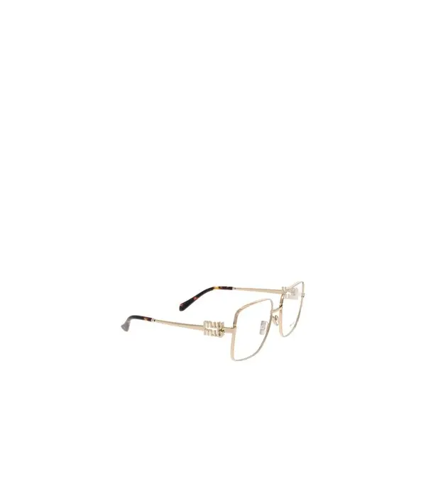 Miu Miu Square Frame Eyeglasses - White