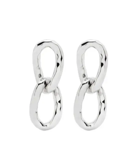 JIL SANDER Chain-link Earrings - Silver