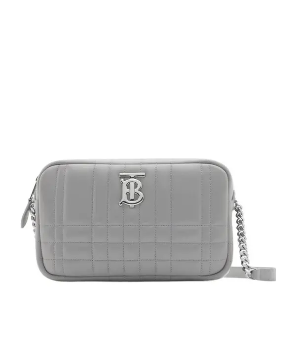 Burberry Lola Small Shoulder Bag - Light Gray