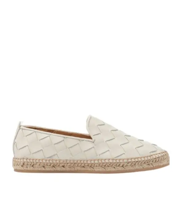 SCAROSSO Martina Woven Espadrilles - Off White