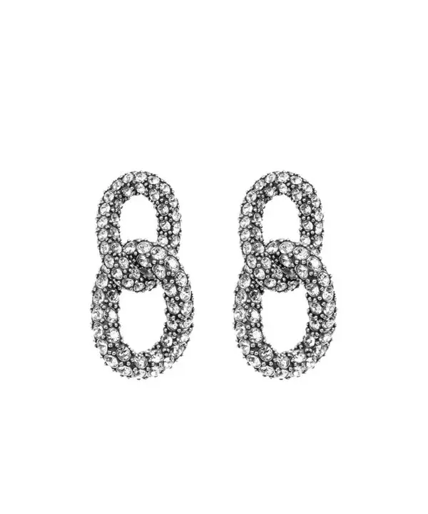 Isabel Marant Étoile Oval Link Earrings - Silver