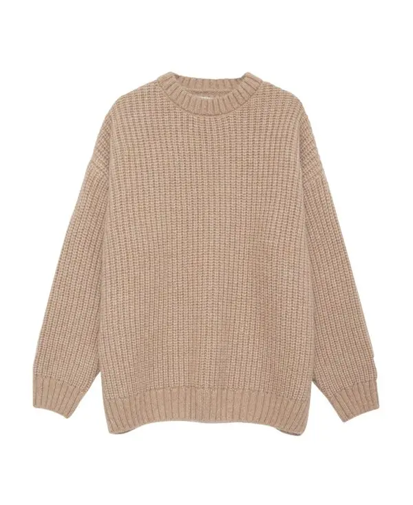 ANINE BING Round Neck Long Sleeve Sweater