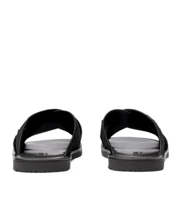 SCAROSSO Ettore Woven Sandals - Black