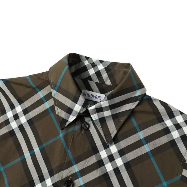 Burberry Long Sleeve Checked Shirt