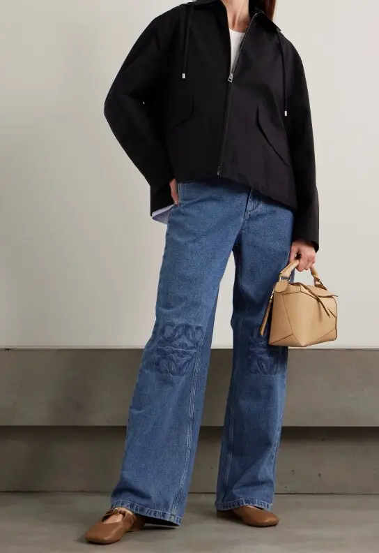Loewe Anagram Baggy Jeans - Denim Blue