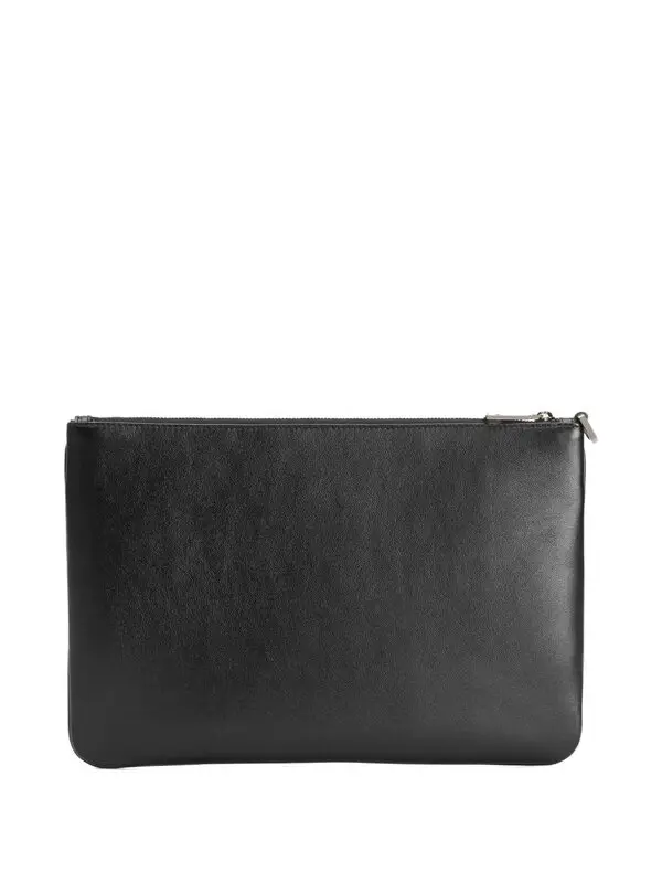 Dolce & Gabbana Zipped Clutch Bag With Graphic Detailing