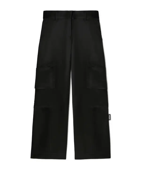 Off-White Toybox Satin Cargo Pants - Black