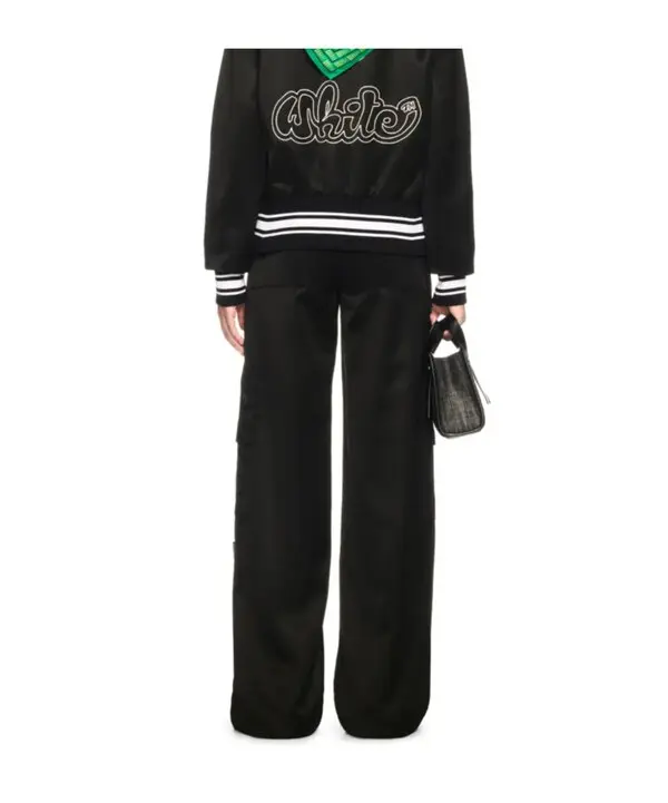 Off-White Toybox Satin Cargo Pants - Black