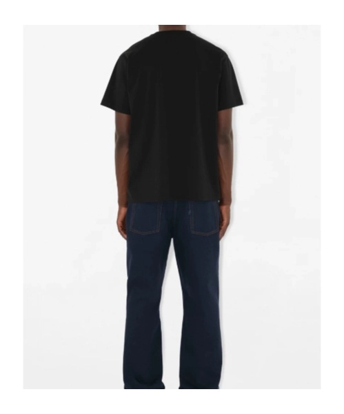 Burberry Logo Printed Crewneck T-shirt - Black