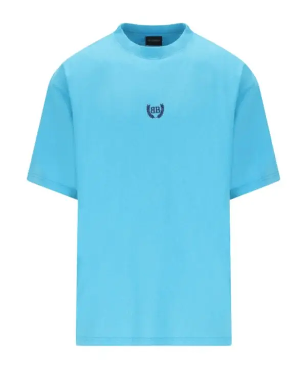 Balenciaga Laurel Classic Medium Fit T-shirt - Blue
