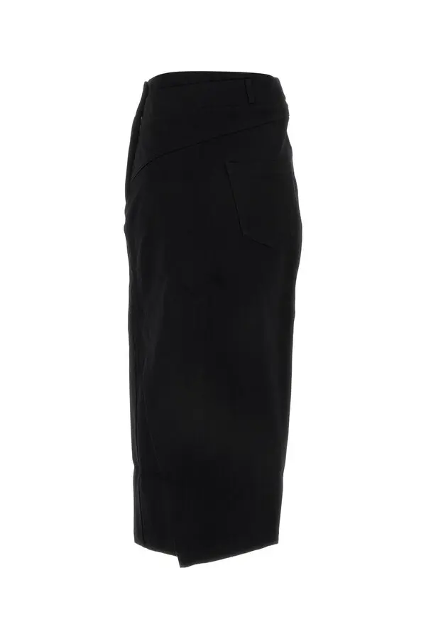 Loewe Deconstructed Denim Midi Skirt