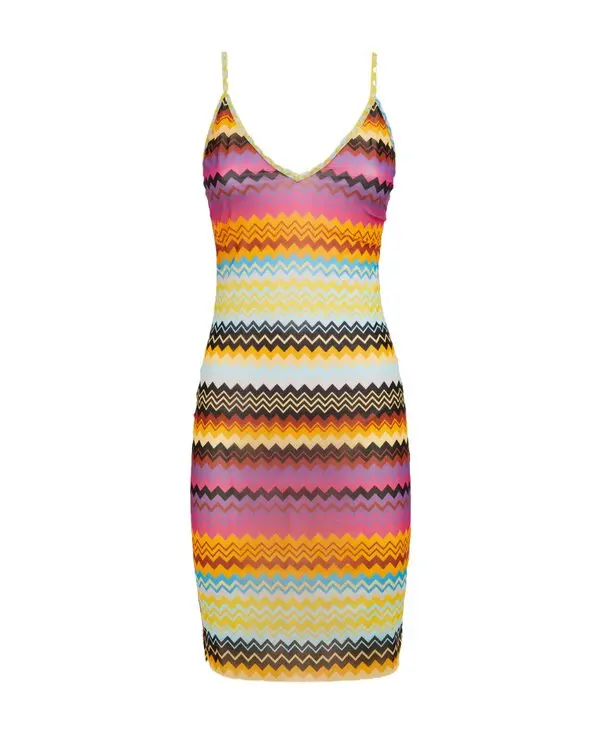Missoni Chevron-pattern Beach Dress - Multicolor
