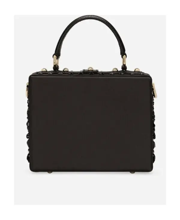 Dolce & Gabbana Embellished Box Bag - Black
