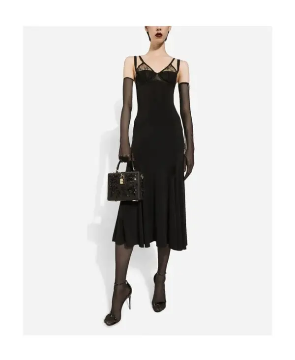 Dolce & Gabbana Embellished Box Bag - Black
