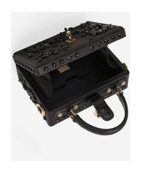 Dolce & Gabbana Embellished Box Bag - Black