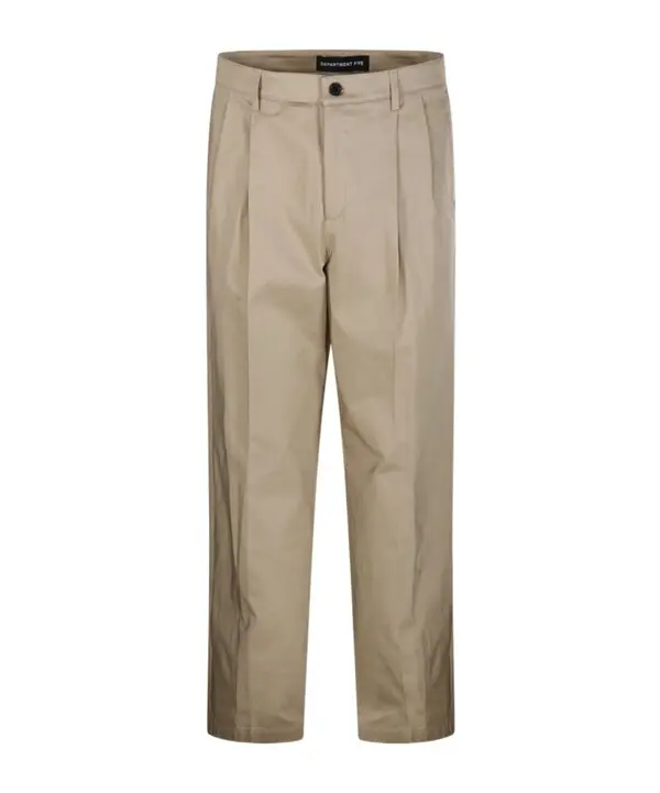 DEPARTMENT 5 Pleated Chino Trousers - Sand