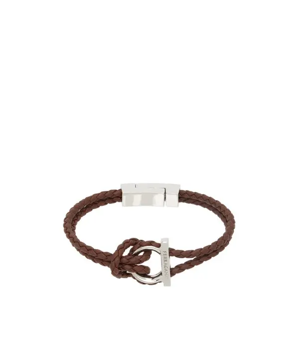 FERRAGAMO Gancini Bracelet - Brown