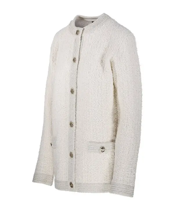 Gucci Bouclé Knit Cardigan - Ivory