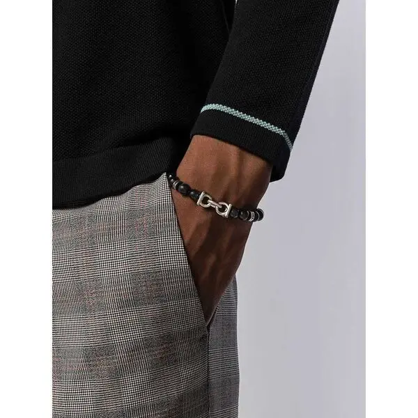 FERRAGAMO Beaded Bracelet - Black