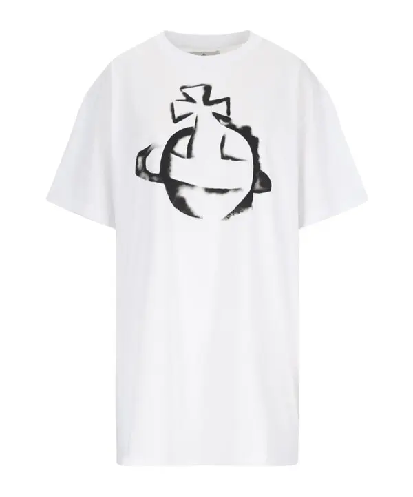 VIVIENNE WESTWOOD Orb Logo Print Crewneck T-shirt - No