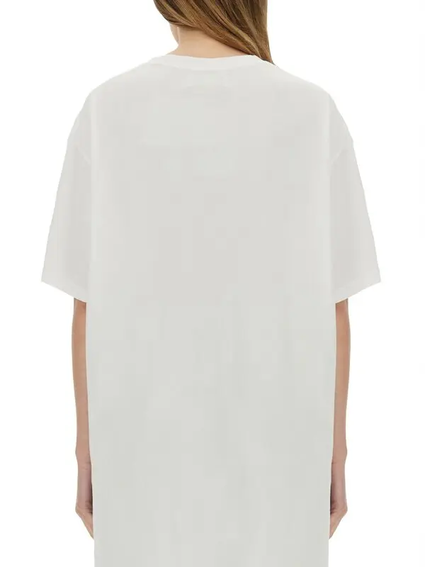 VIVIENNE WESTWOOD Orb Logo Print Crewneck T-shirt - White