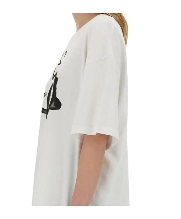 VIVIENNE WESTWOOD Orb Logo Print Crewneck T-shirt - White