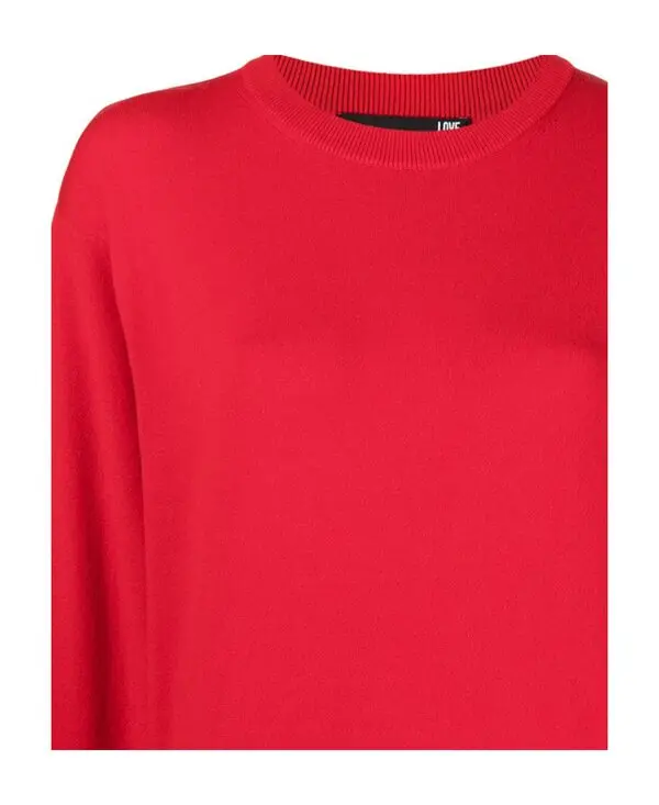 Moschino Densely Woven Pullover With Inlaid Logo