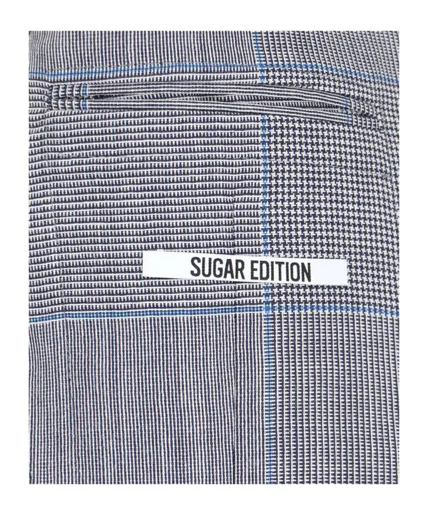 LARDINI Single-breasted Checked Blazer - Gray