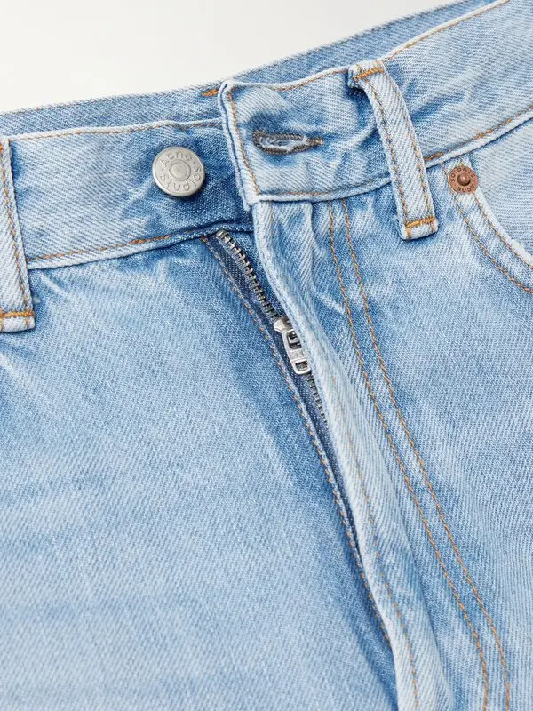 Acne Studios Relaxed Fit High-rise Wide-leg Jeans - Light Blue