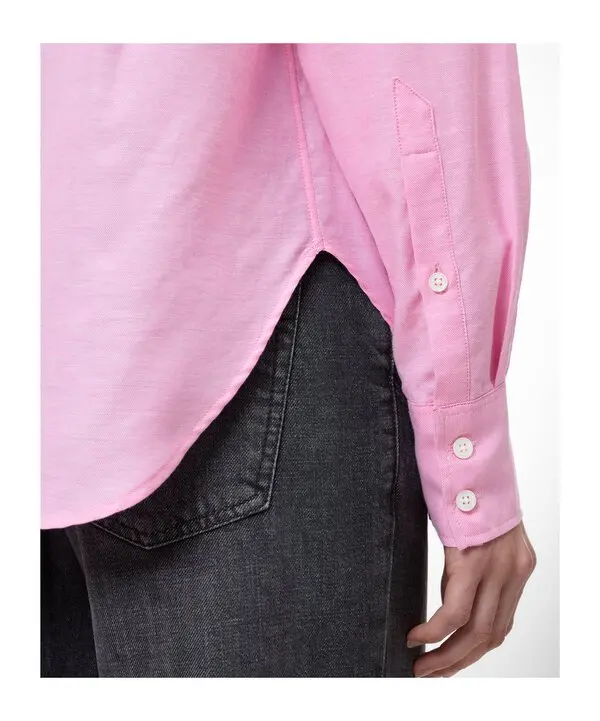 Closed Long-sleeved Shirt With Chest Pocket