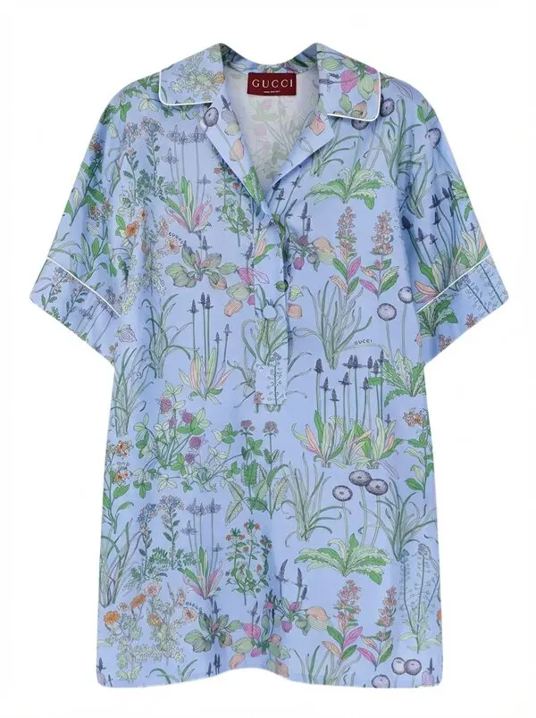 Gucci Short Sleeve Floral Print Shirt