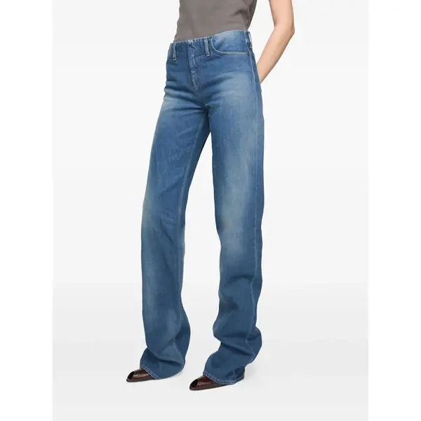 Acne Studios High Waisted Denim Trousers