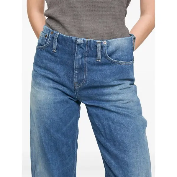 Acne Studios High Waisted Denim Trousers