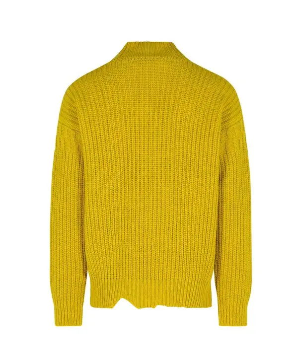 Marni Distressed Long-sleeved Jumper