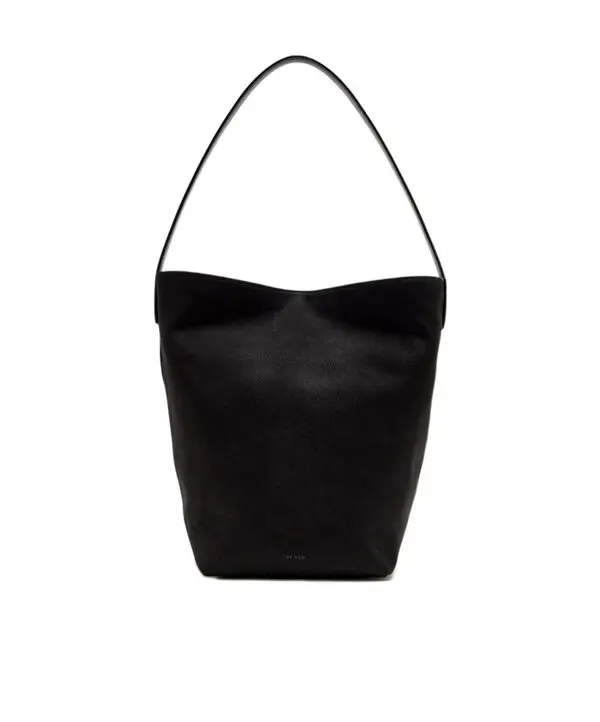 THE ROW Leather-handle Cotton Tote Bag