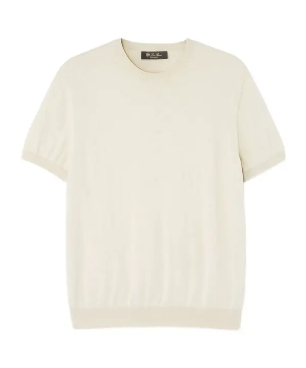 Loro Piana Ice Wish Crewneck Knitted Top